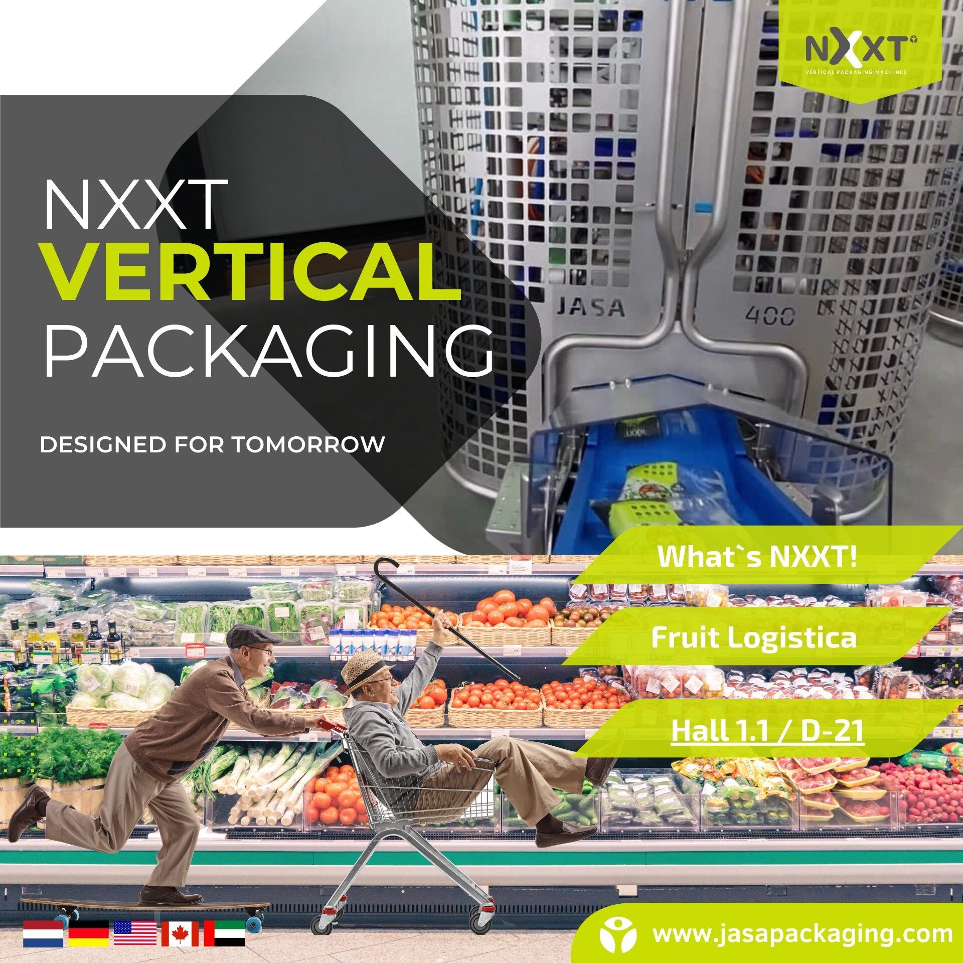 Discover the JASA NXXT at Fruit Logistica | Book a Demo